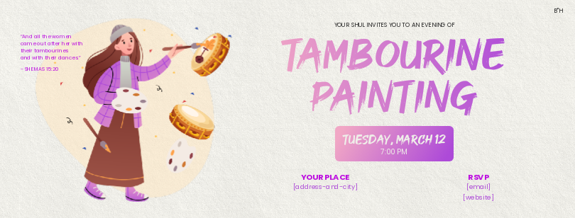 Womens Circle Tambourine Event Web Banner